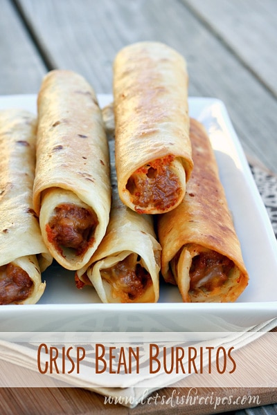 Beef and Bean Crispitos – Sara's Favorite Recipes